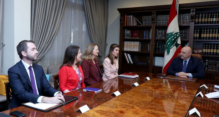 Ortagus entame au palais présidentiel sa mission au Liban