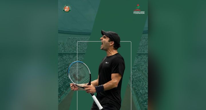 Benjamin Hassan force les portes de l'histoire à Roland-Garros