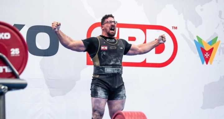 Powerlifting: Étienne el-Chaer, le colosse de Jbeil, décroche l’or mondial